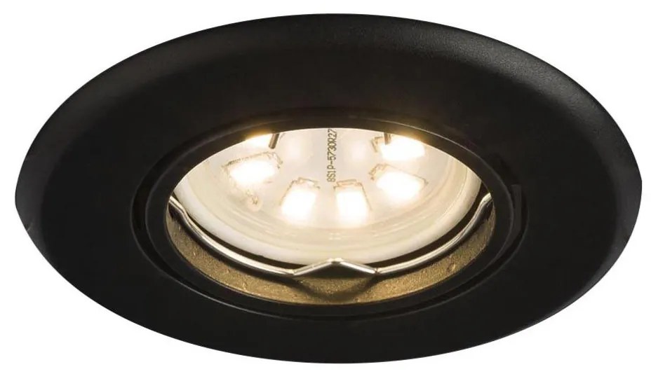Shilo-Amplex Shilo 3329 - Podhledové svítidlo TOKIO 1xGU10/15W/230V černá 3329