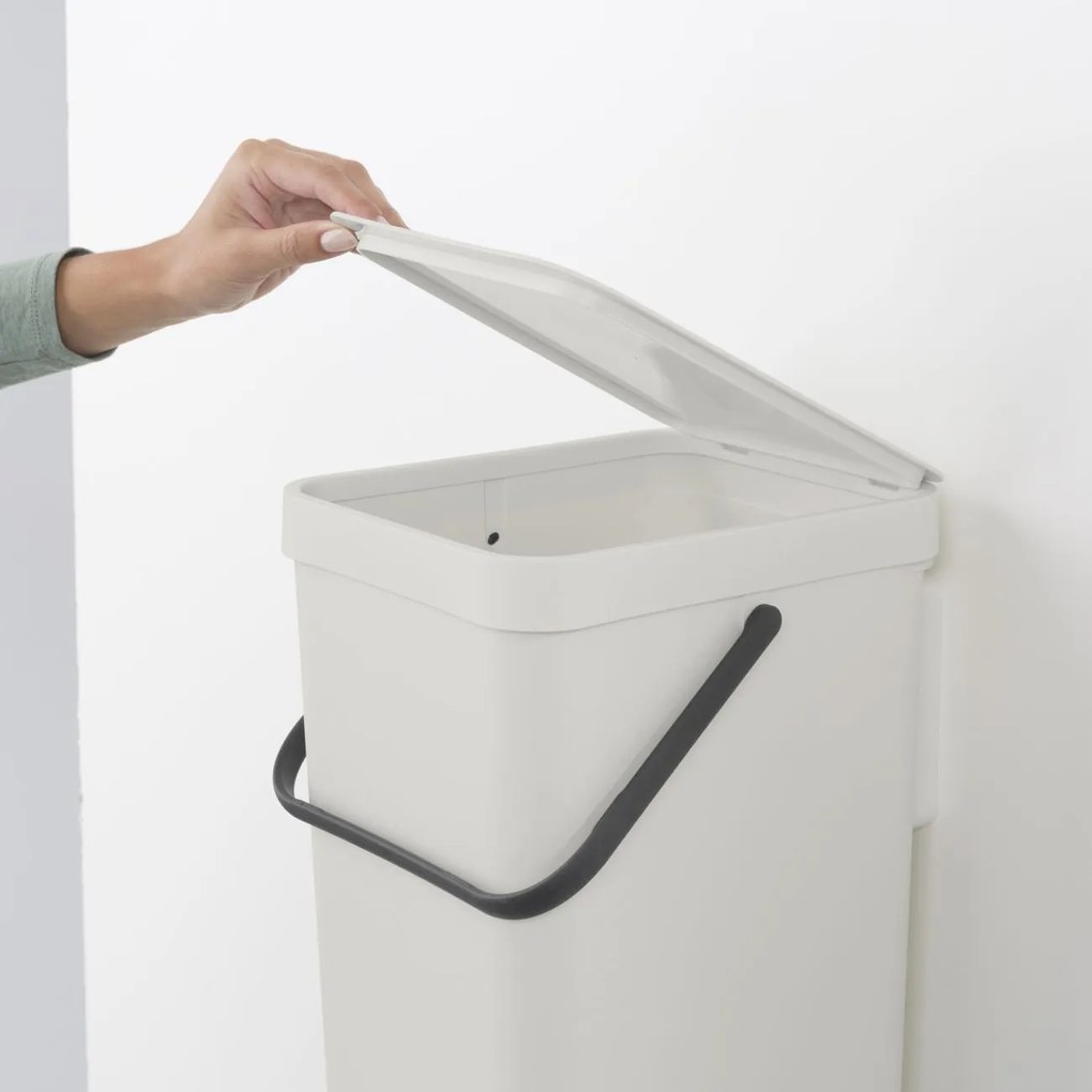 Koš 'Sort & Go' Brabantia - 16 l, světle šedý, 213465