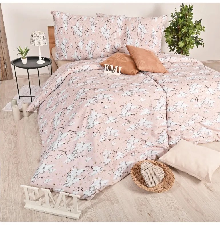 Povlečení bavlněné Swan EMI, Standardní set jednolůžko obsahuje 1x 140x200 + 1x 70x90