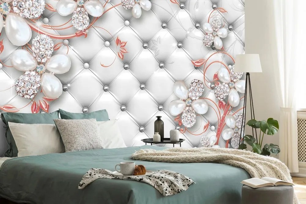 Samolepící tapeta luxus květin - 150x100 cm