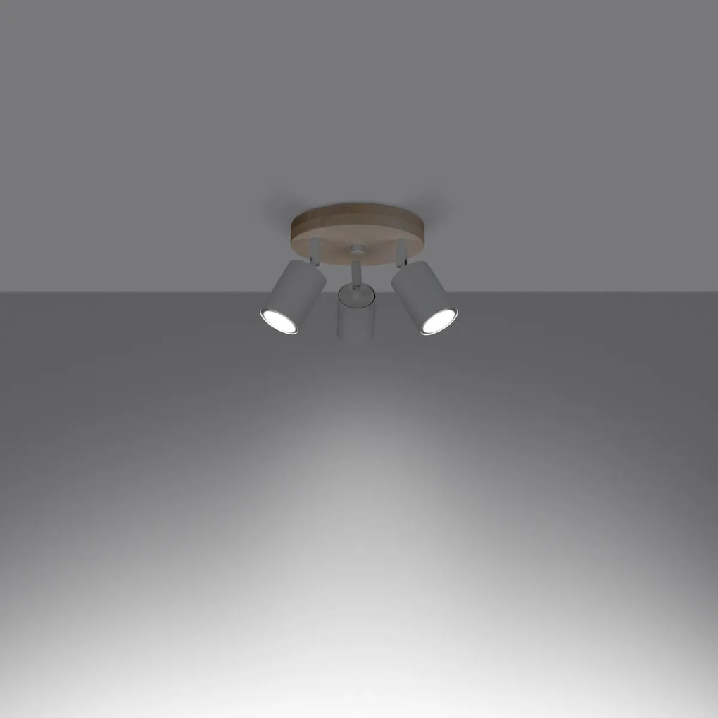 Sollux Lighting Stropní svítidlo VERDO 3P bílé