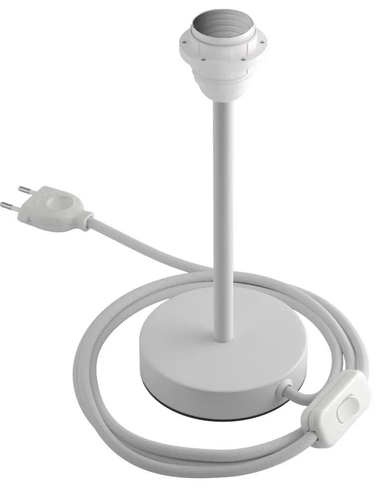 creative cables Kovová stolní lampa Alzaluce pro stínidlo Velikost: 30 cm, Barva: Chrom