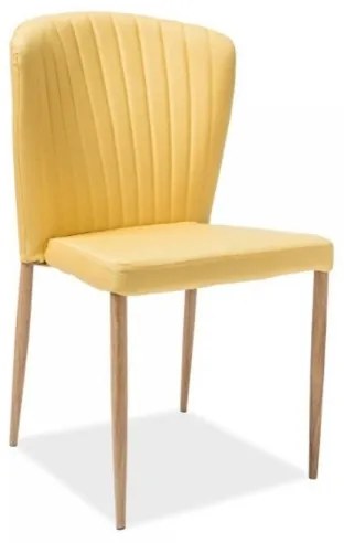Jídelní židle Polly žlutá