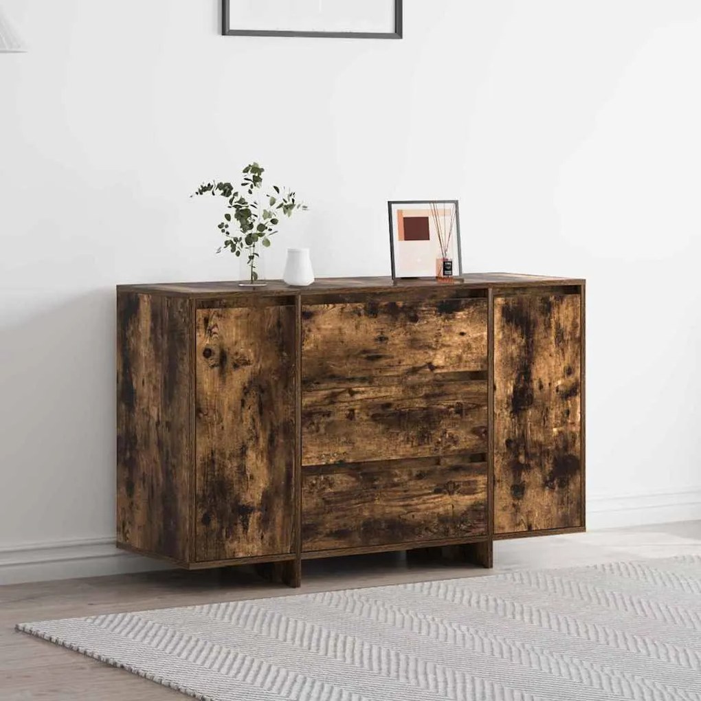 Servírovací skříň Kouřový dub 120 x 41 x 75 cm Kompozitní dřevo 3333910