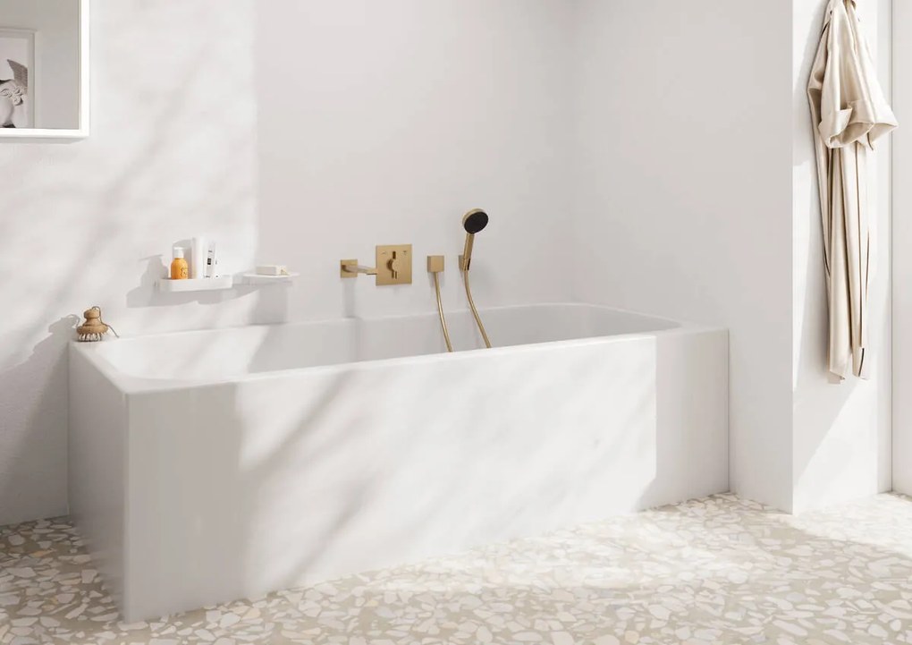 HANSGROHE Hansgrohe, sprchový držák Porter S, kartáčovaný bronz, HAN-28331140