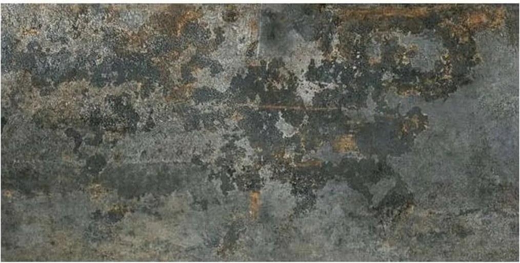 EBS Rusty Metal - Dlažba 60x120 cm, coal semipulido RUSTY60120COA
