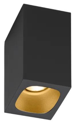Hranolovité stropní svítidlo Pirro Ceiling 1.0  Hranolovité stropní svítidlo Pirro Ceiling 1.0 Barva vnější / barva vnitřní: Černá / Zlatá, Teplota…
