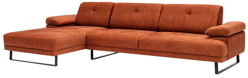 Atelier del Sofa Rohová sedací souprava Mustang Large Left - Orange, Oranžová