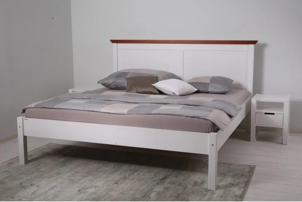 Zvýšená postel LAGGA, 180x200,  masiv smrk GAZEL