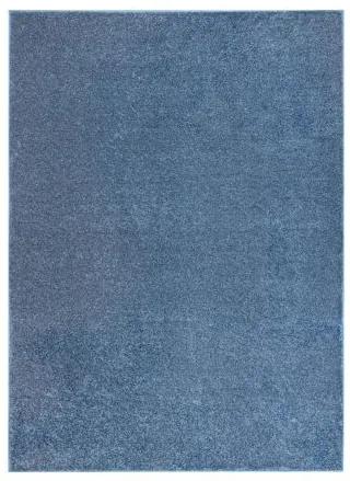 koberec, koberec metráž SANTA FE modrý 74 hladký, Jednotný jedn velikost 100x400 cm | krásné koberce cz