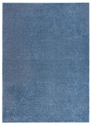koberec, koberec metráž SANTA FE modrý 74 hladký, Jednotný jedn velikost 150x300 cm | krásné koberce cz