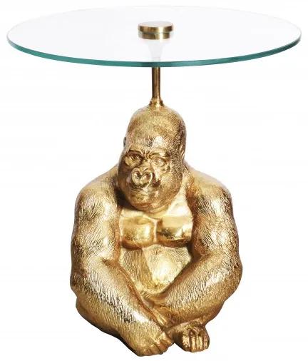 Odkládací stolek Kong 45cm zlatá/ 43203