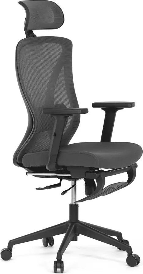 Kancelářská židle KA-S257 GREY, synchronní mechanismus, šedá síťovina (62 x 72) cm