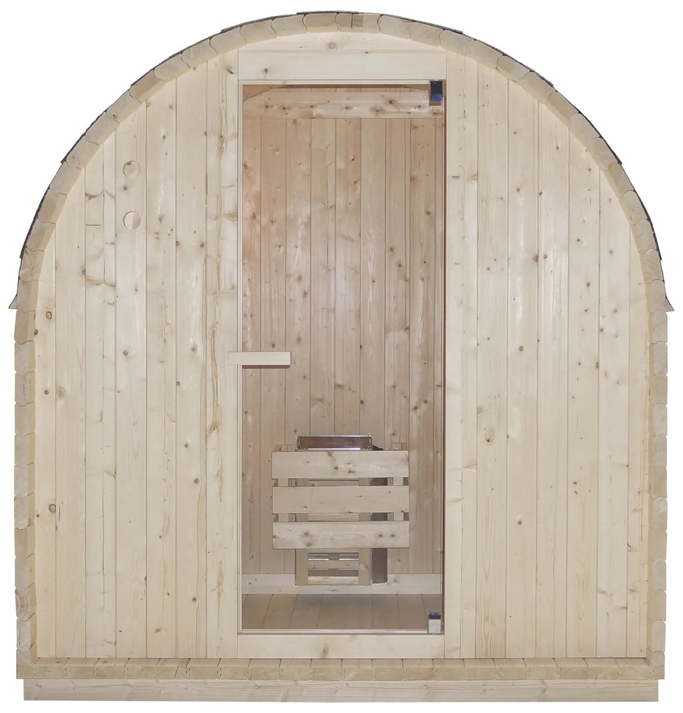 RAKOUSKÝ produkt - Venkovní sauna ISLAND - L pro 2 osoby 189x120x200 (F90120)