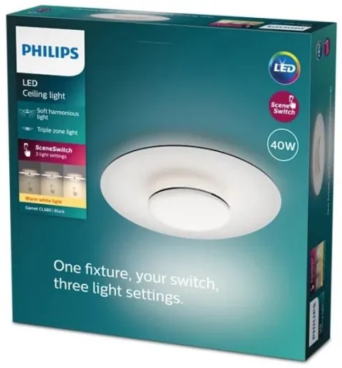 Philips- LED Stmívatelné stropní svítidlo GARNET SCENE SWITCH LED/40W/230V 2700K