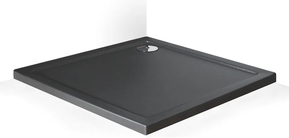 Roth FLAT STONE EFFECT sprchová vanička 90 × 80 x 5 cm - bílá 8000317