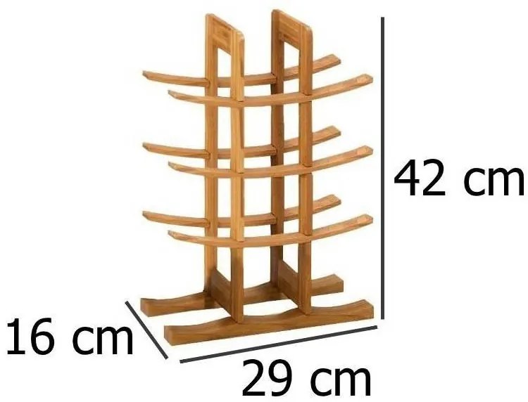 Bambusový stojan na víno - 12 lahví, ZELLER