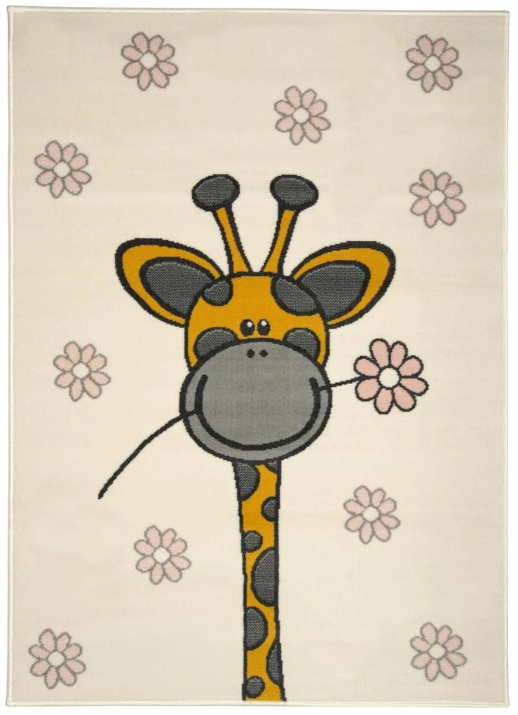 Alfa Carpets Dětský kusový koberec Žirafa ROZMĚR: 120x170