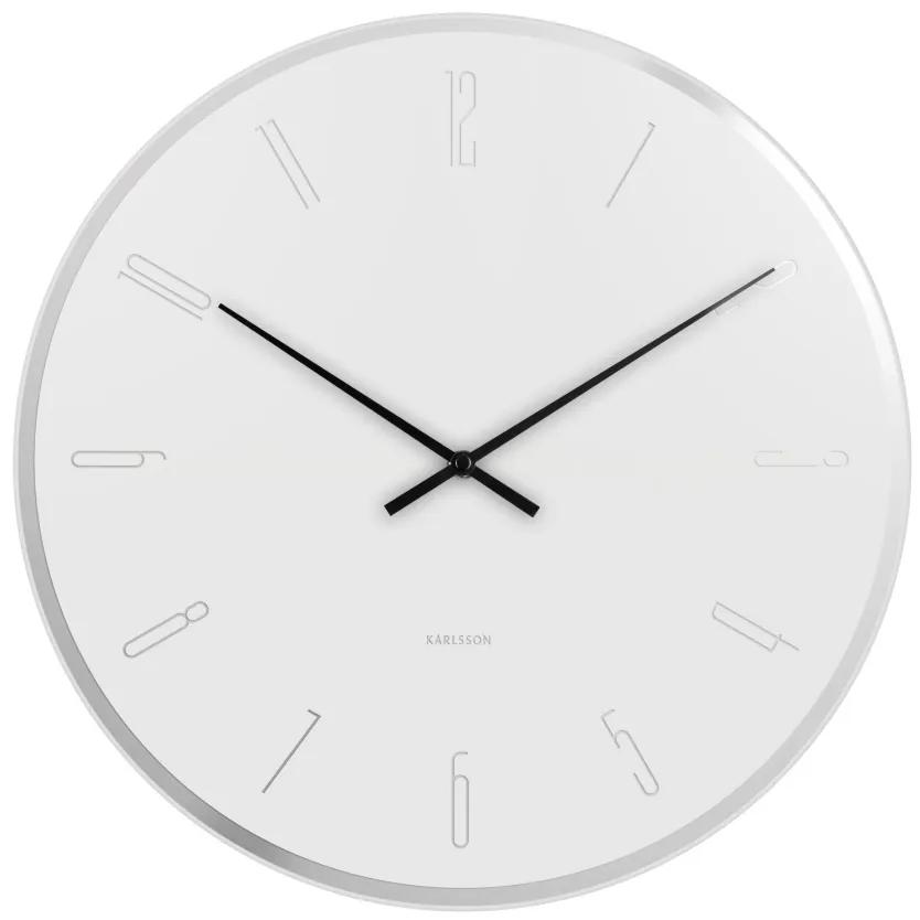 Designové nástěnné hodiny 5800WH Karlsson 40cm