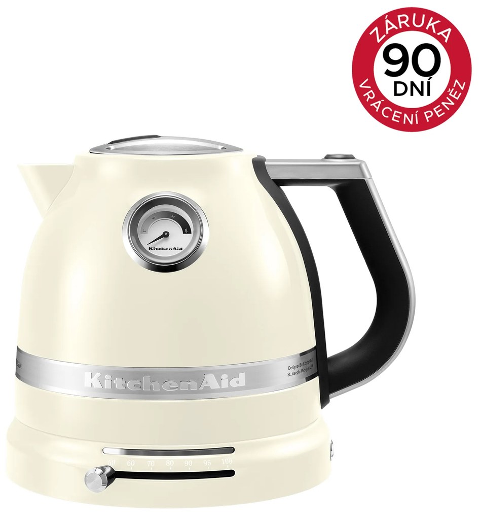 KitchenAid Retro rychlovarná konvice Artisan 5KEK1522, 1,5 l, mandlová 5KEK1522EAC