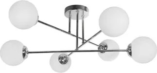 Stropní závěsné svítidlo AD-LD-6439GGE27SM LEIA 6P E27, max. 6x60W, chrom