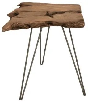 Dřevěný odkládací stolek - 45*35*49 cm J-Line