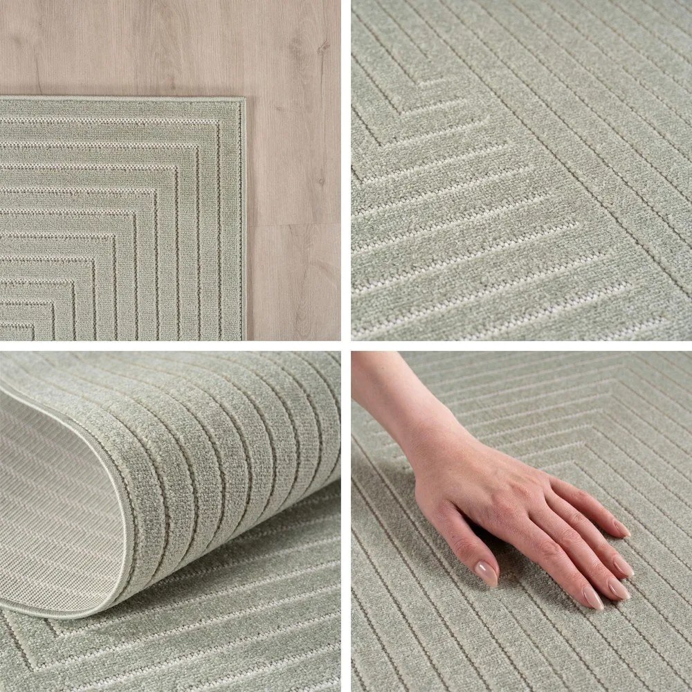 Zelený vnitřní a venkovní koberec 140x200 cm Nova 1202 – Ayyildiz Carpets