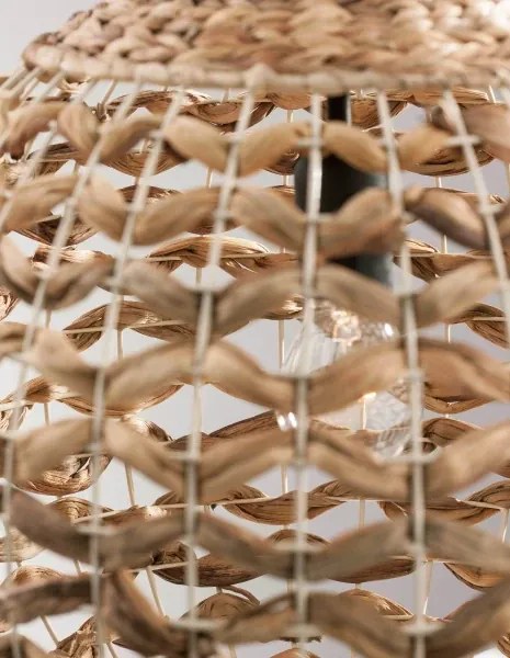 Rustikální lustr Griffin 40 hnědá