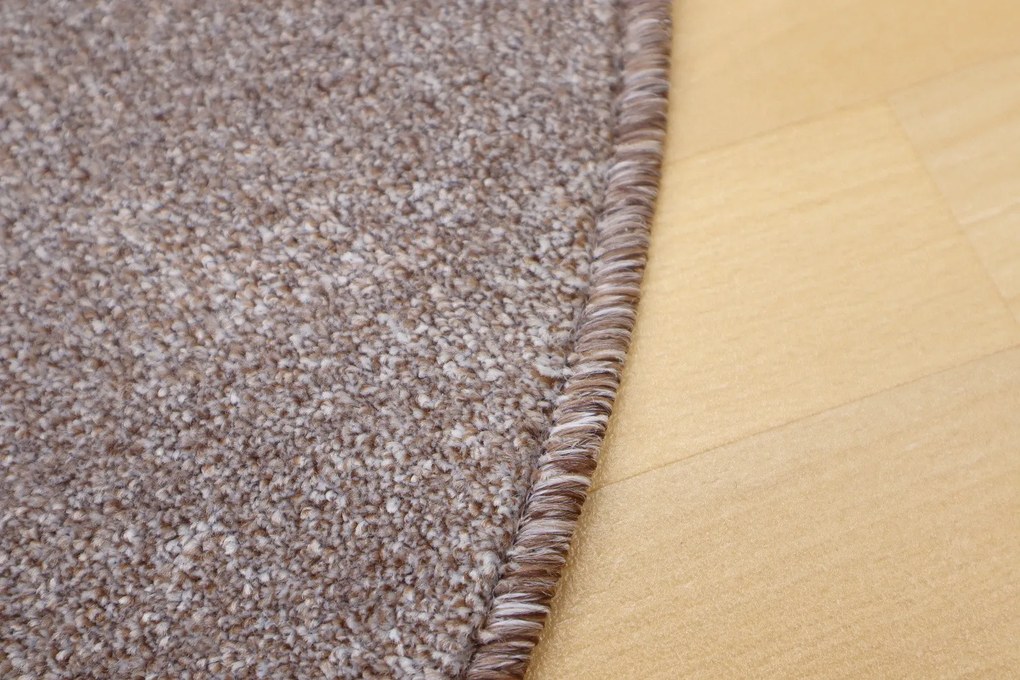 Vopi, Kusový koberec Apollo Soft béžový kruh, 133x133 (průměr) kruh, béžová, obývací pokoj