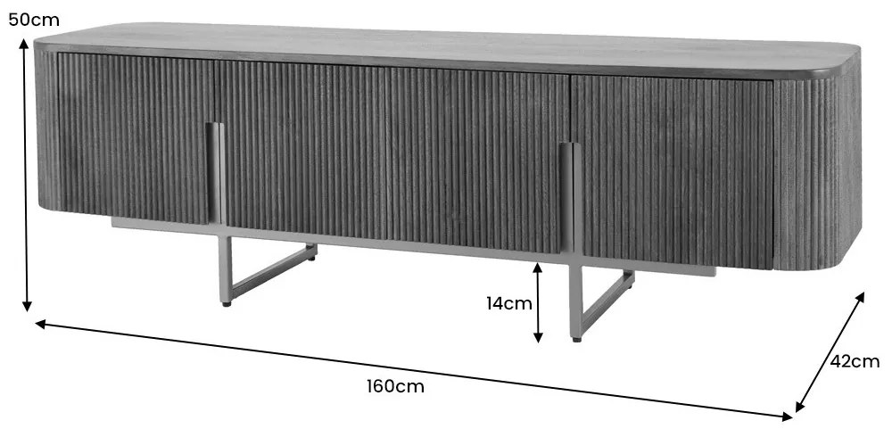 Massive home | Televizní stolek Gatsby 160 CM masiv mango