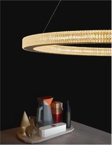 Závěsné LED svítidlo NOVA LUCE FIORE 80W 3000K 9285810 stmívatelné Triac