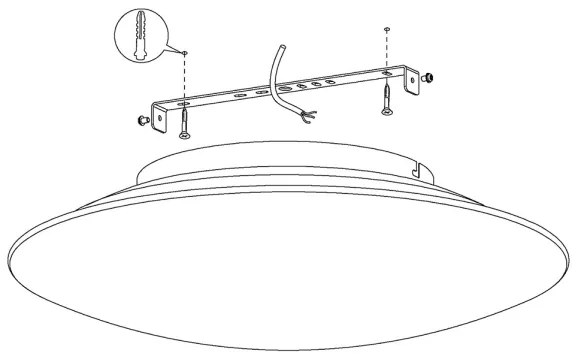 Eglo 97811 - LED RGB Stmívatelné stropní svítidlo FRATTINA-C LED/27W/230V