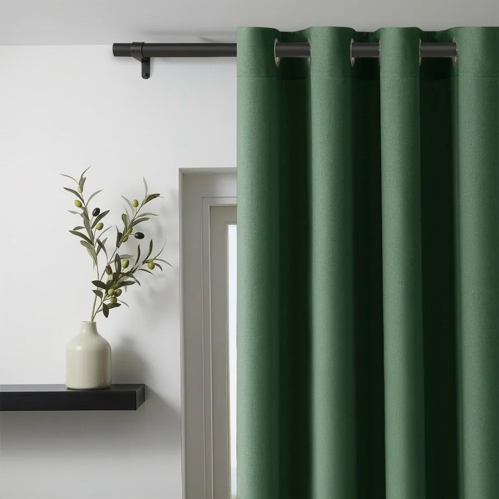 Tmavě zelený dimout závěs 200x250 cm Calisto – Filumi