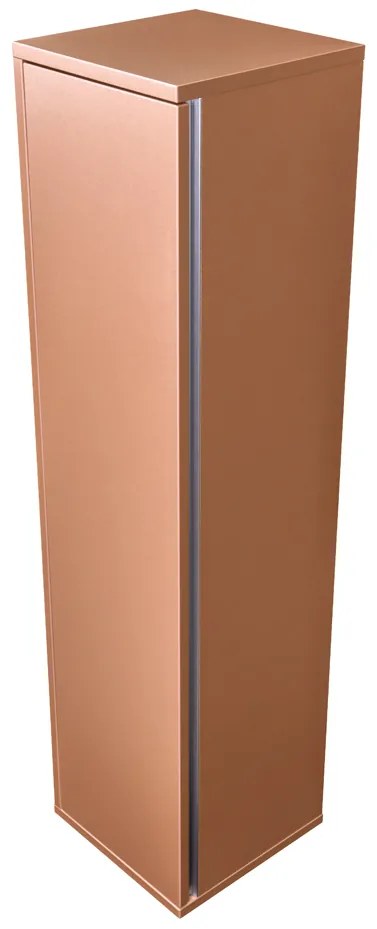CEDERIKA - Amsterdam závěsná skříňka 1x dvířko barva metallic měděný korpus korpus metallic měděný šíře 30 CA.Z1D.133.030