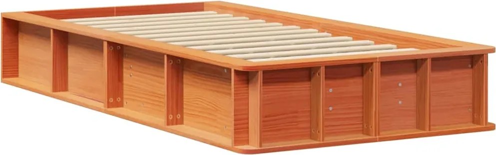 Rám postele Voskově hnědá 80 x 200 cm Masivní borové dřevo 3385738