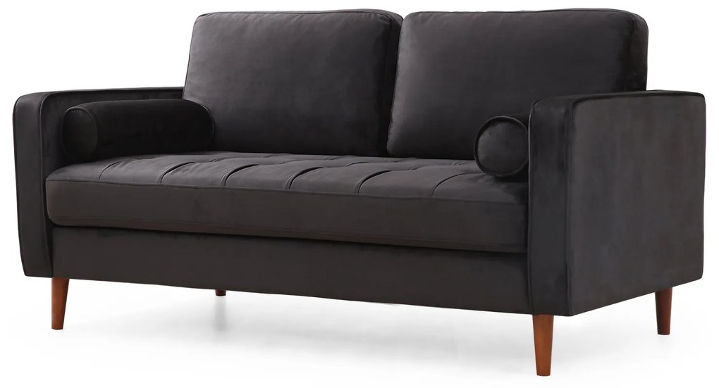 Hanah Home Dvoumístná pohovka ROME černá 175 cm 560ARE1516