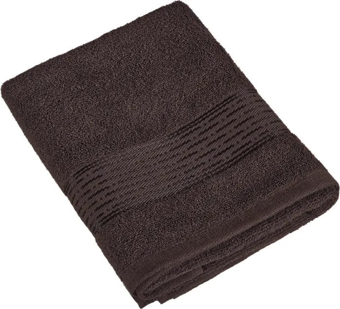 Bellatex Froté ručník a osuška kolekce Proužek Hnědá 70x140 cm