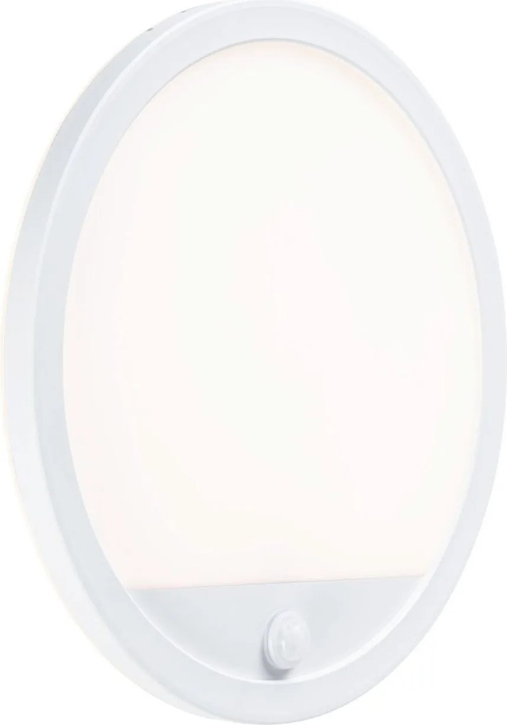 P 94706 LED venkovní panel Smart Home Zigbee Lamina Backlight pohybové čidlo neláká hmyz IP44 kruhové 280mm CCT 14W 230V bílá umělá hmota - PAULMANN