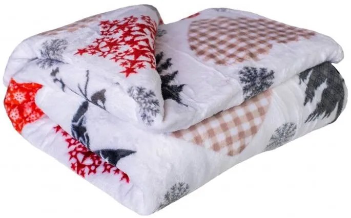 Jahu Deka micro sob srdce 150x200 cm / 100% mikrovlákno / polyester / 320 g/m²