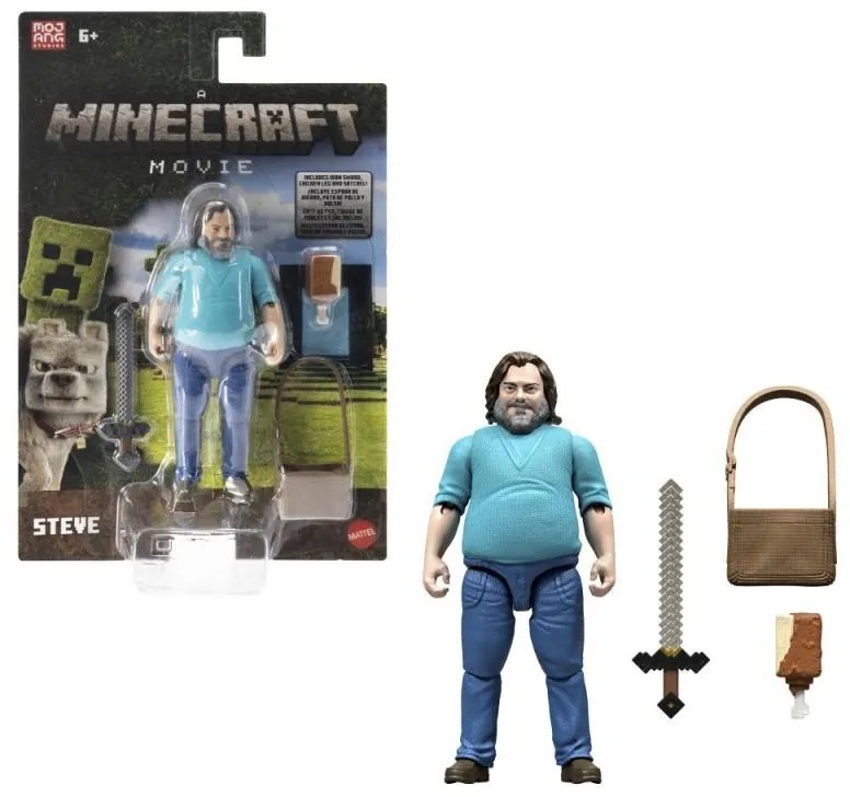Mattel minecraft® movie steve, jfr57