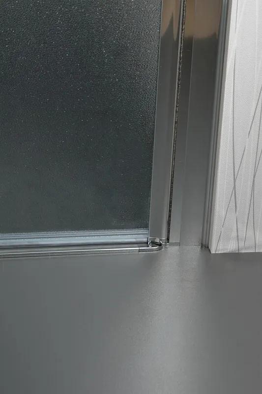 ARTTEC Dvoukřídlé sprchové dveře do niky SALOON 70 - 75 cm grape sklo PAN00962