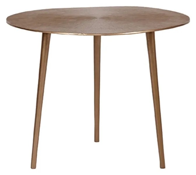 LABEL51 Odkládací stolek NOBBY 50cm zlatý IV-52.022