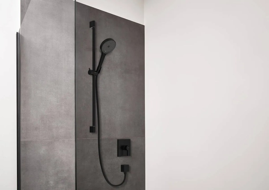 Hansgrohe Finoris, sprchová baterie pod omítku, černá matná, 76615670