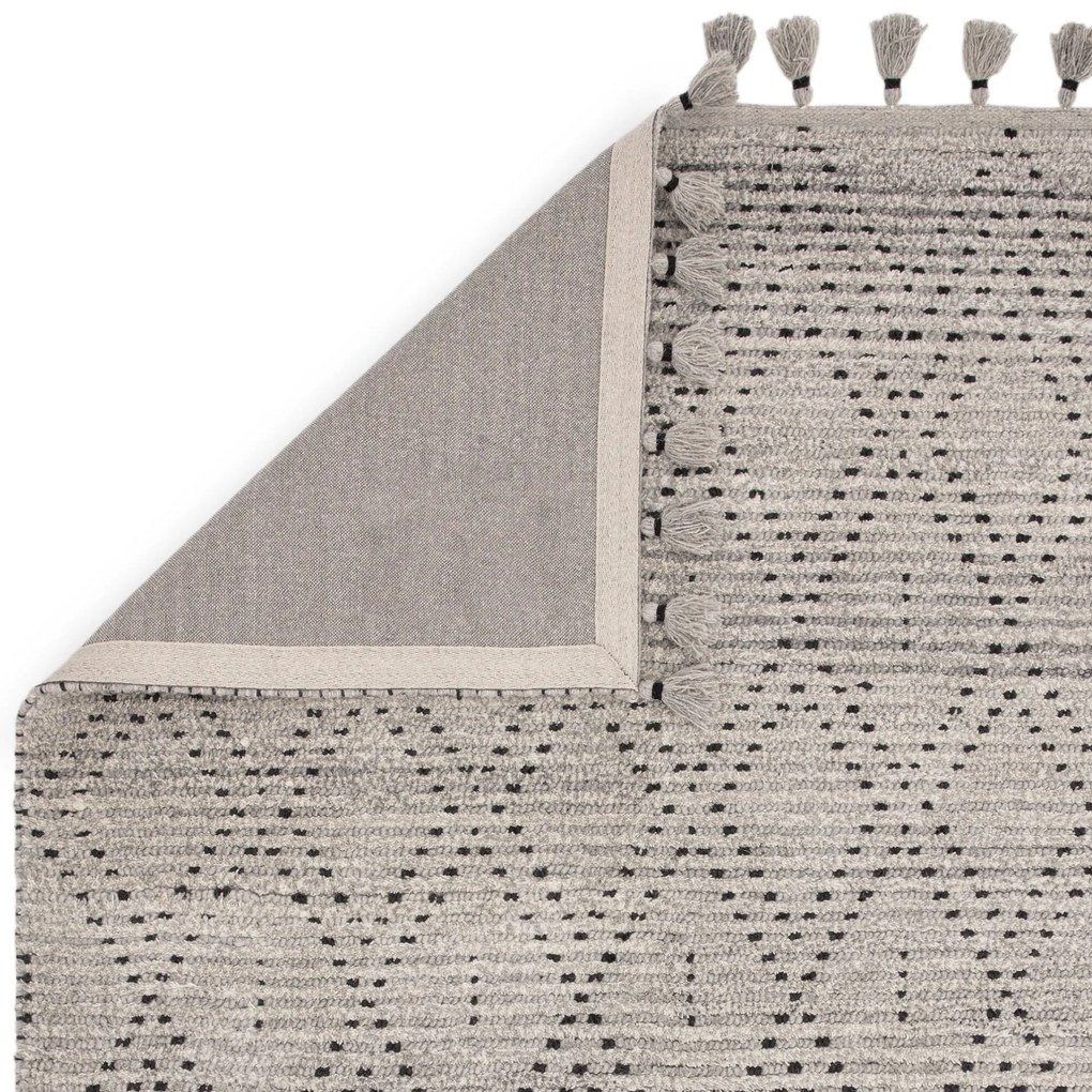 Tribeca Design Kusový koberec Livan Grey Black Diamond Rozměry: 120x170 cm