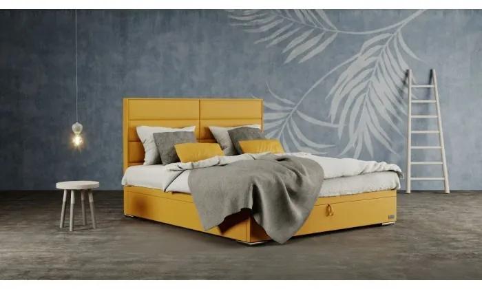 Materasso Slovakia, s.r.o. Postel CORONA, 160 x 200 cm, Design Bed, Potahová látka skupina C