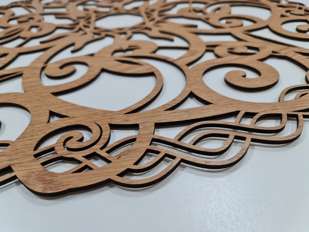dřevo života Dřevěná mandala NEKONEČNÝCH MOŽNOSTÍ Zvolte barvu dekoru: Bílá, Zvolte rozměr Ø (cm): 20