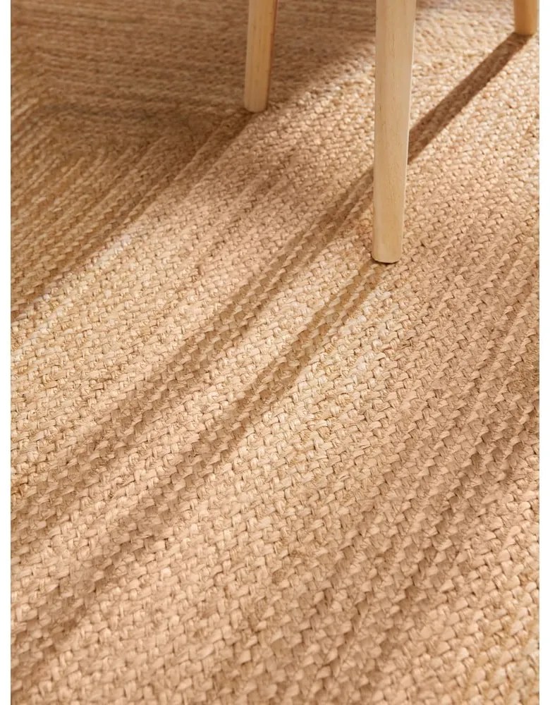 Oboustranný/ručně tkaný jutový běhoun v přírodní barvě 80x200 cm Juno – Hanse Home