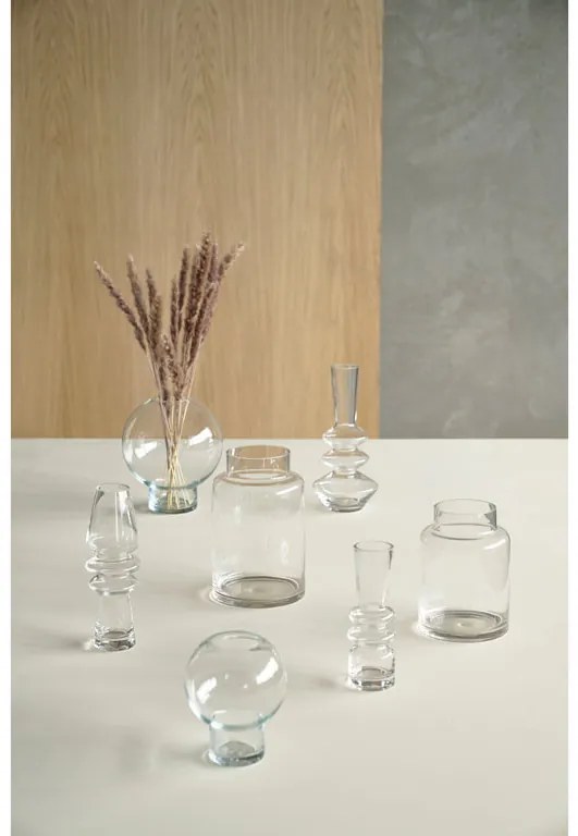 Villa Collection Skleněná váza Kalt 12,5 x 14,5 cm Clear