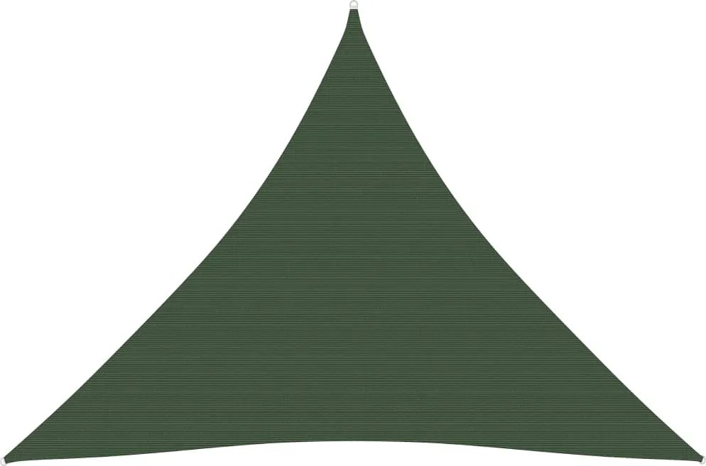 Plachta proti slunci 160 g/m² tmavě zelená 5 x 5 x 5 m HDPE 311482
