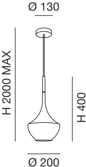 Fabas luce Fabas Apollo, černé závěsné svítidlo s kouřovým sklem, 1xE27, průměr 20cm